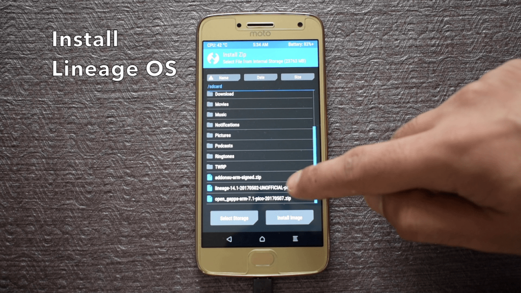 How to Install Lineage OS on Moto G5 Plus